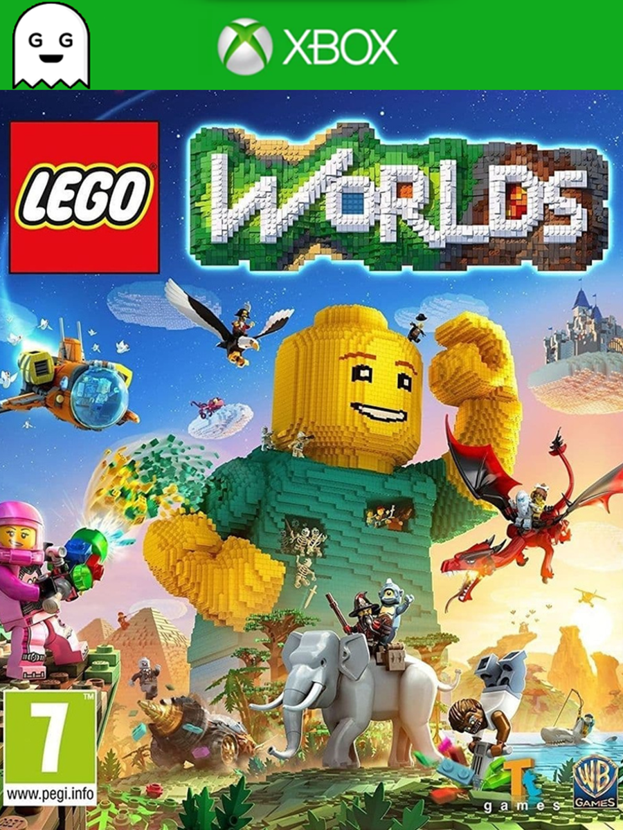 Игра LEGO Worlds, цифровой ключ для Xbox One/Series X|S, Русская озвучка, Аргентина