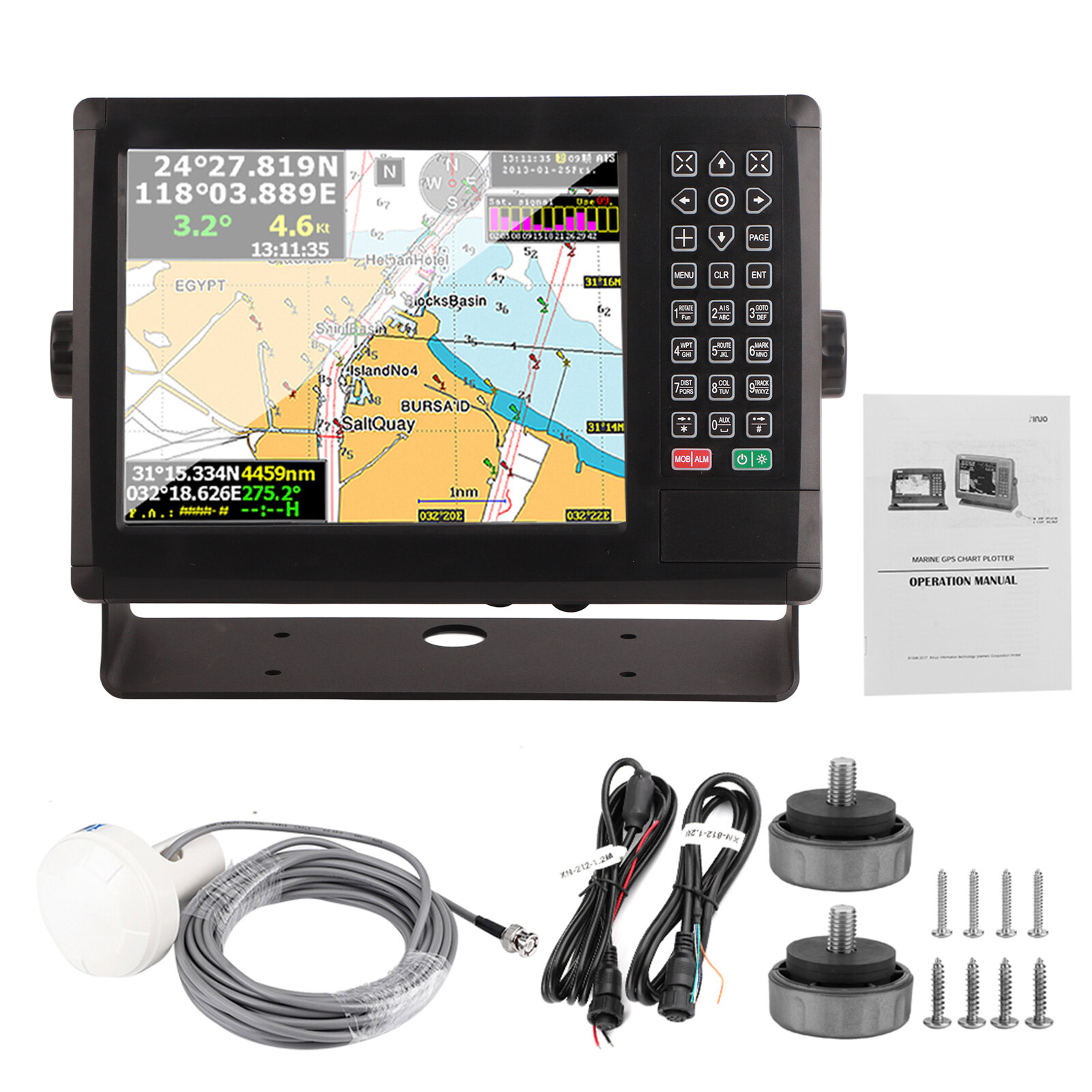 Морской GPS навигатор 10.4in XF-1069B с AIS