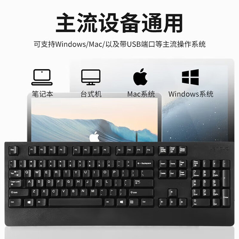 Клавиатура Lenovo Preferred Pro II USB для офисных настольных компьютеров, черный, стандартная модель