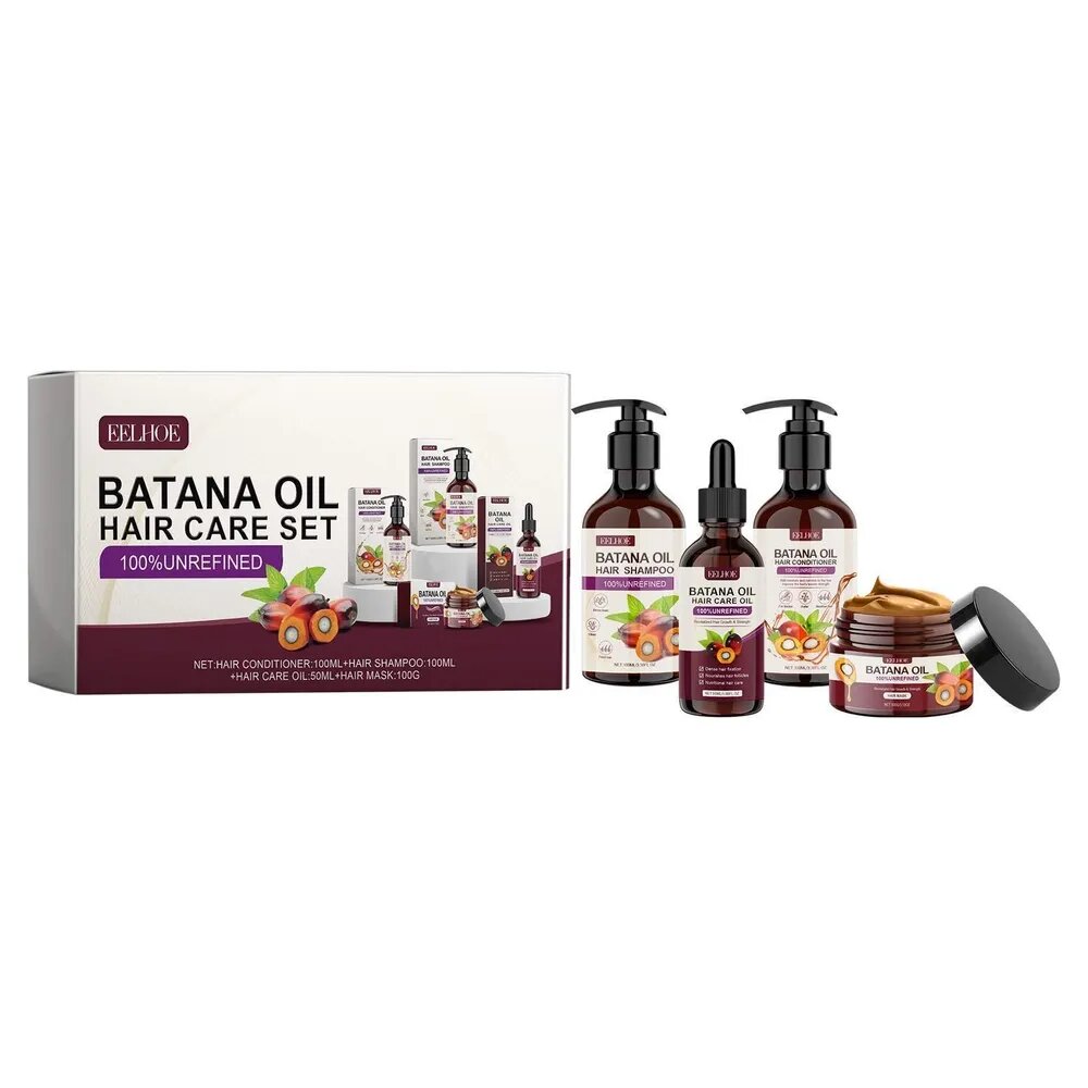 Набор для ухода за волосами Batana Oil Plump Hair Care Nourishing Hair Soft Hair Care