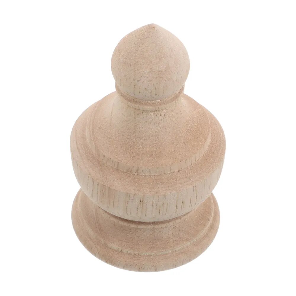 Декоративный балясина из массива дерева бежевого цвета для домашнего интерьера