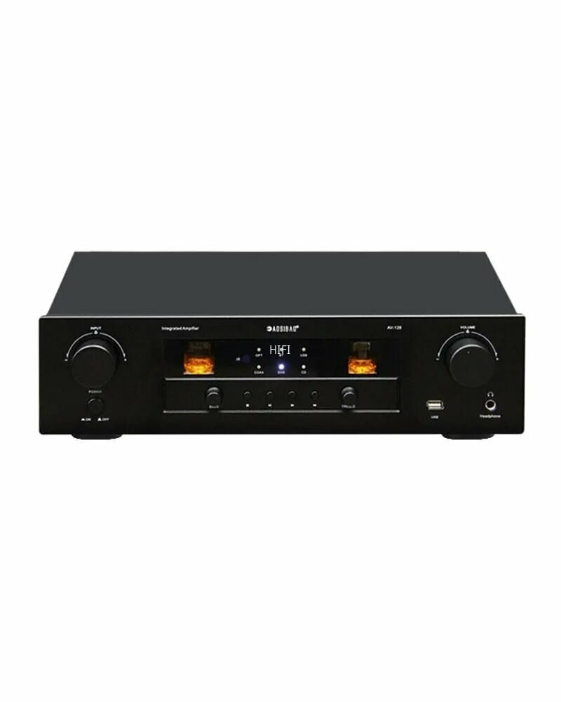 Ламповый Усилитель Мощности HIFI/ 200 Вт + 200 Вт / Bluetooth 5.0 Home Audio 2.0 С Дистанционным Управлением