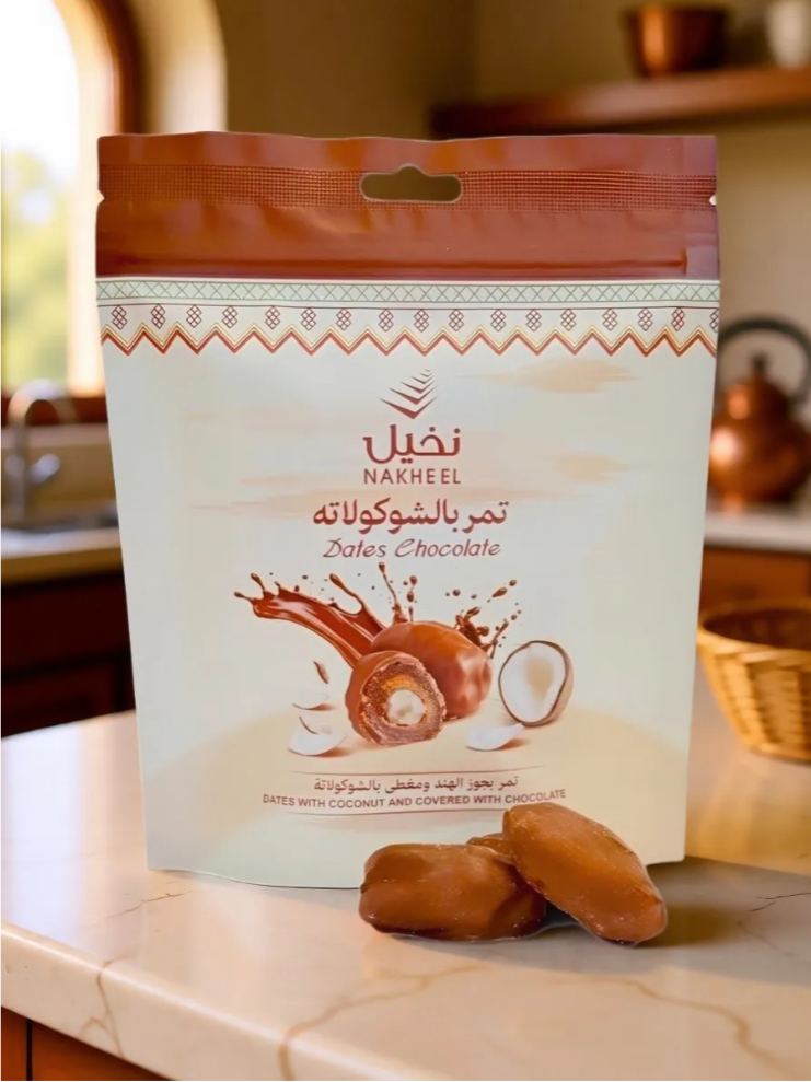 Финики в шоколаде с кокосом NAKHEEL