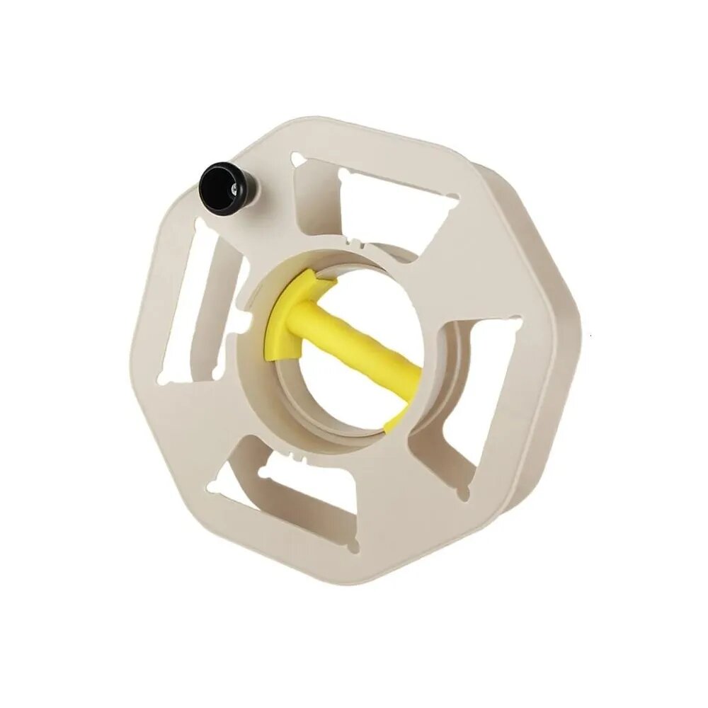 Катушка для шнура портативная небольшая со встроенным разъемом, белый