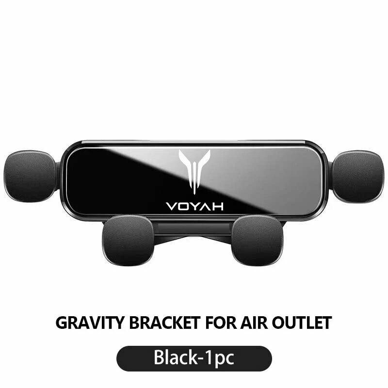 Держатель телефона в авто Gravity, черн, LVT-03W-black-1PCS