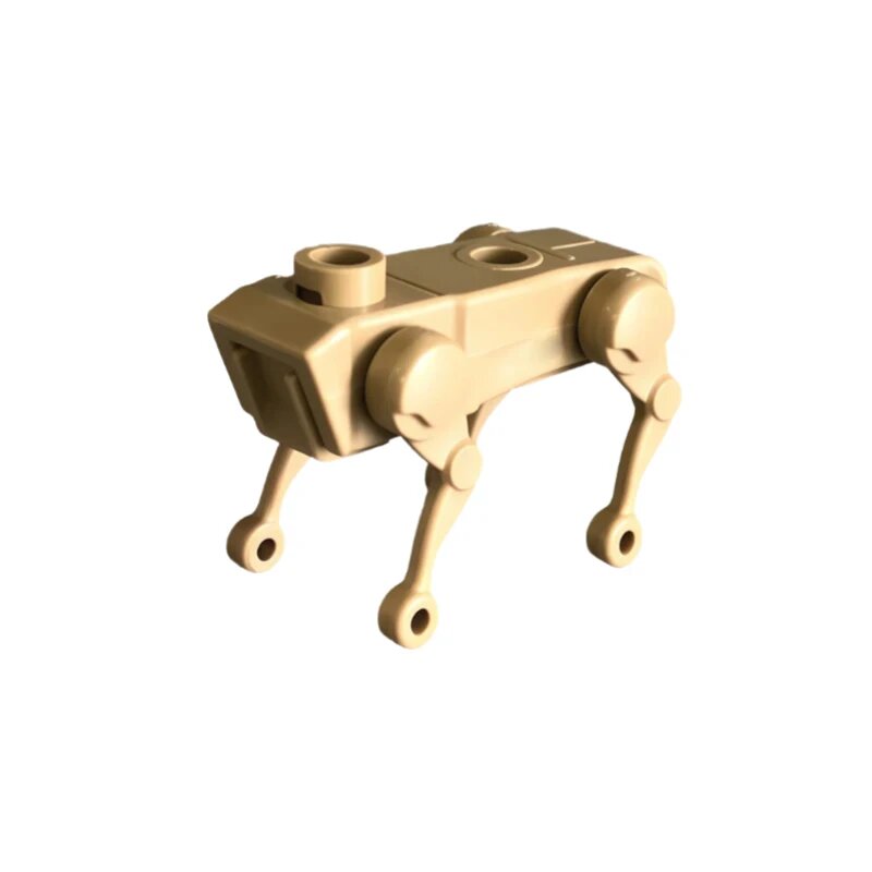 Бежевый конструктор WW2 милитари собака E1-10-7-1PCS