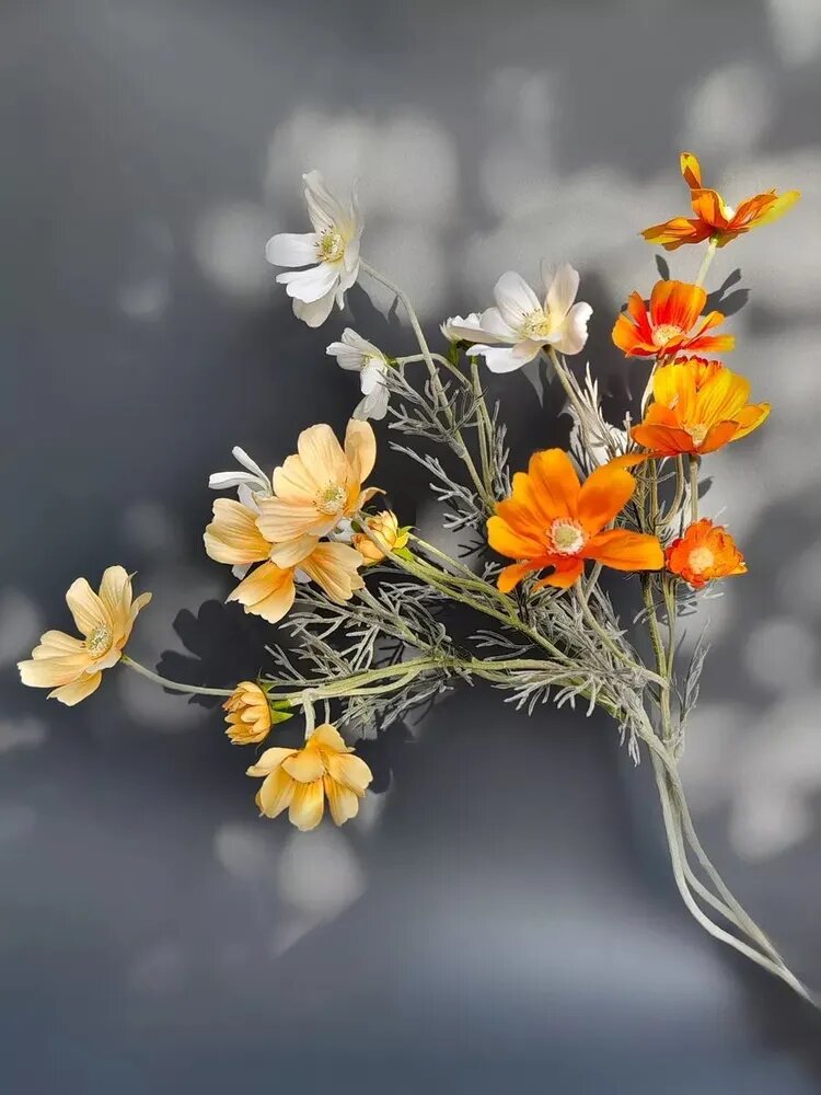 Искусственные цветы,3шт