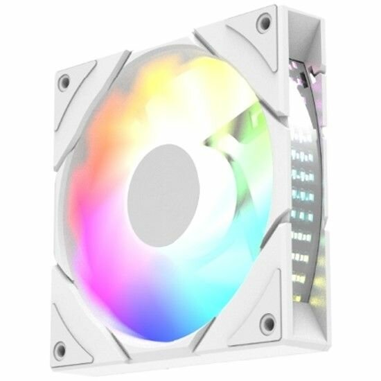 Вентилятор для корпуса DEEPCOOL CG580 FAN WHR 120x120x25мм REVERSE (PWM, ARGB, белый, 400-1300об/мин) Bulk