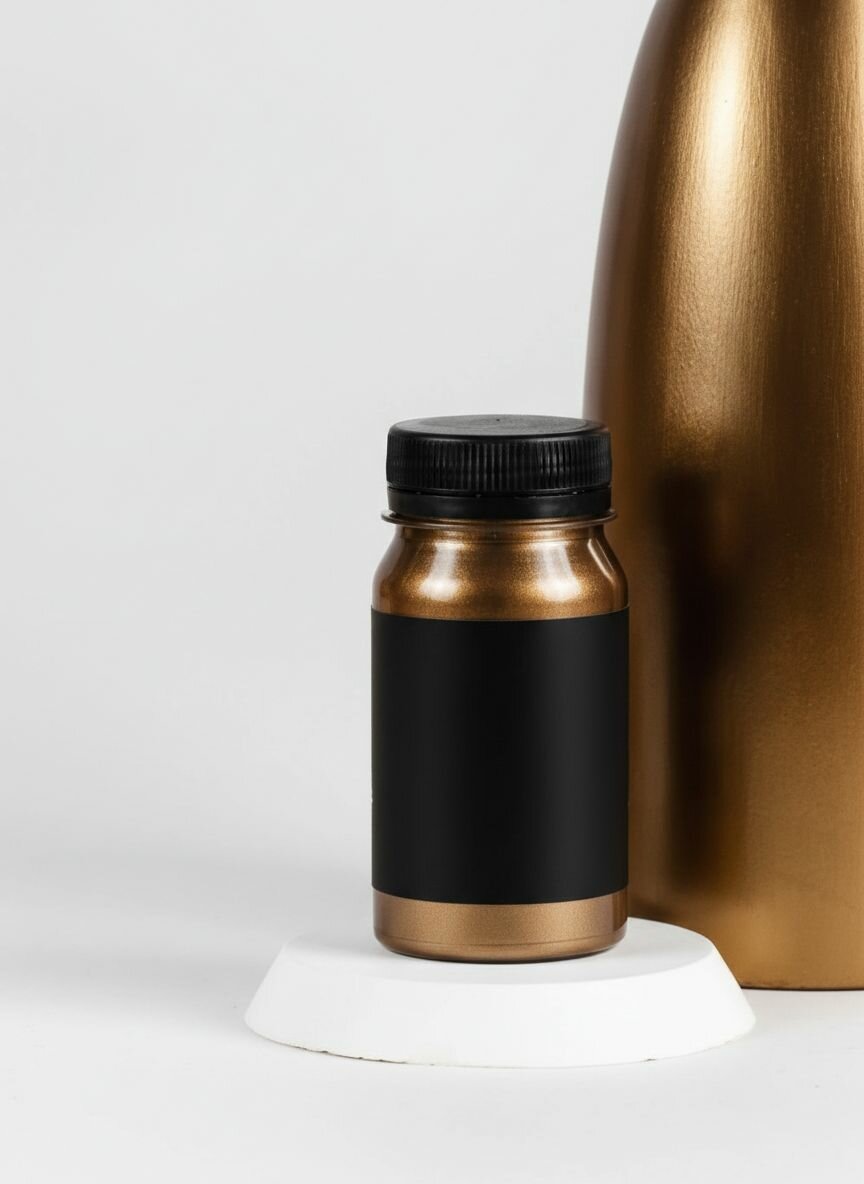 Краска акриловая для интерьера и экстерьера, Бронза del Brosco