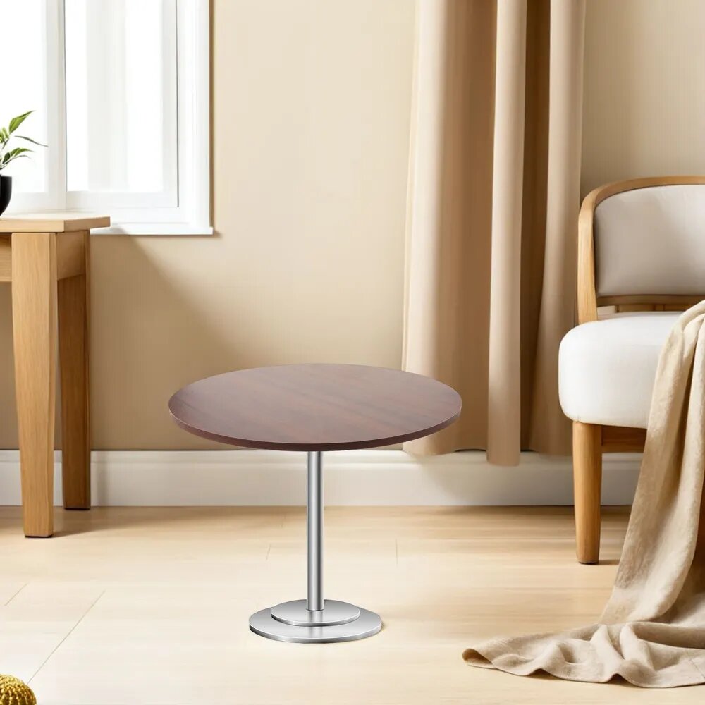 Круглая деревянная столешница 1.2х41.31 см для журнального столика, цвет дуб светлый