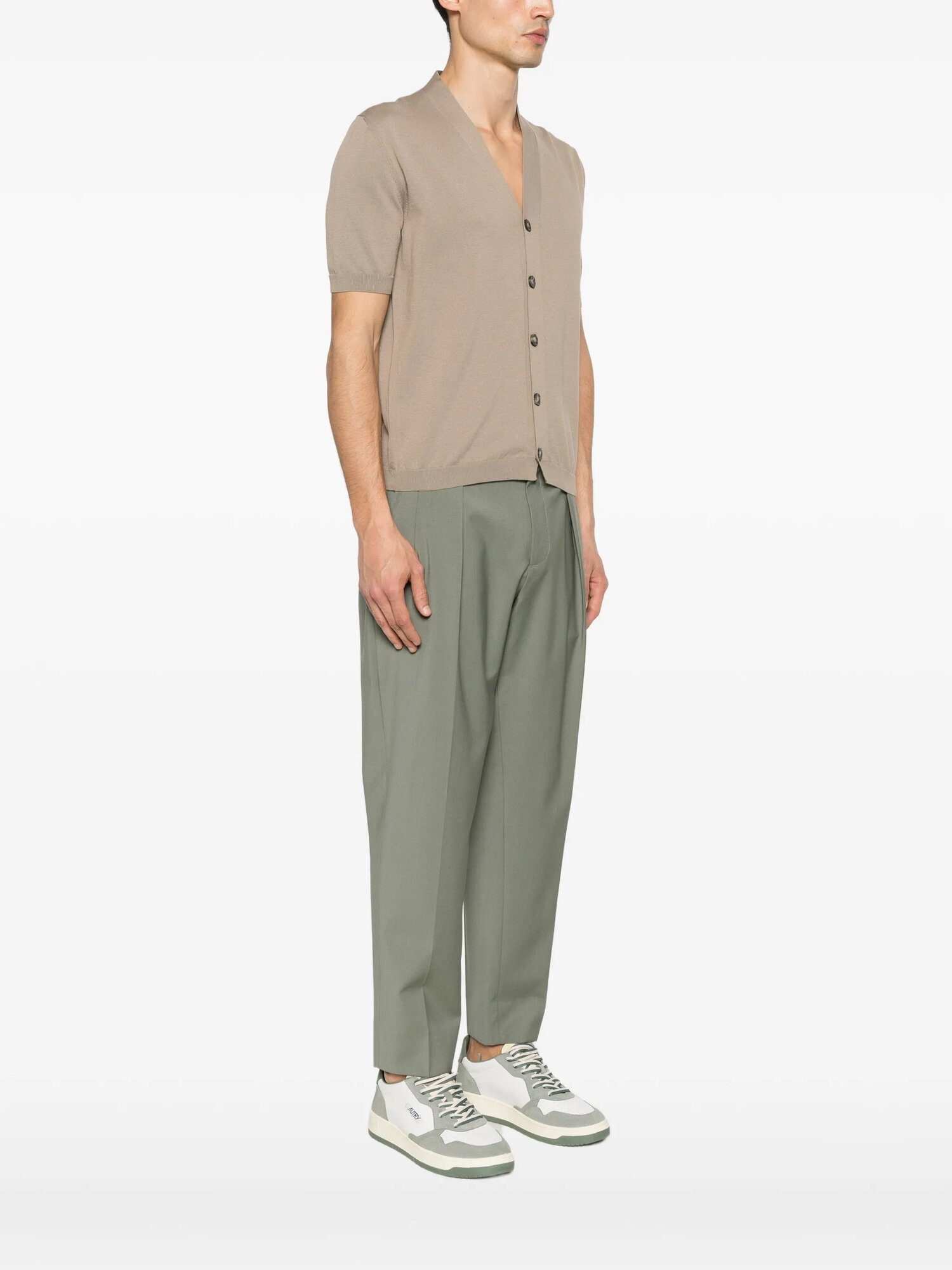 Кардиган LUIGI GENTILE Button short-sleeve cardigan, размер 48 — фото 1