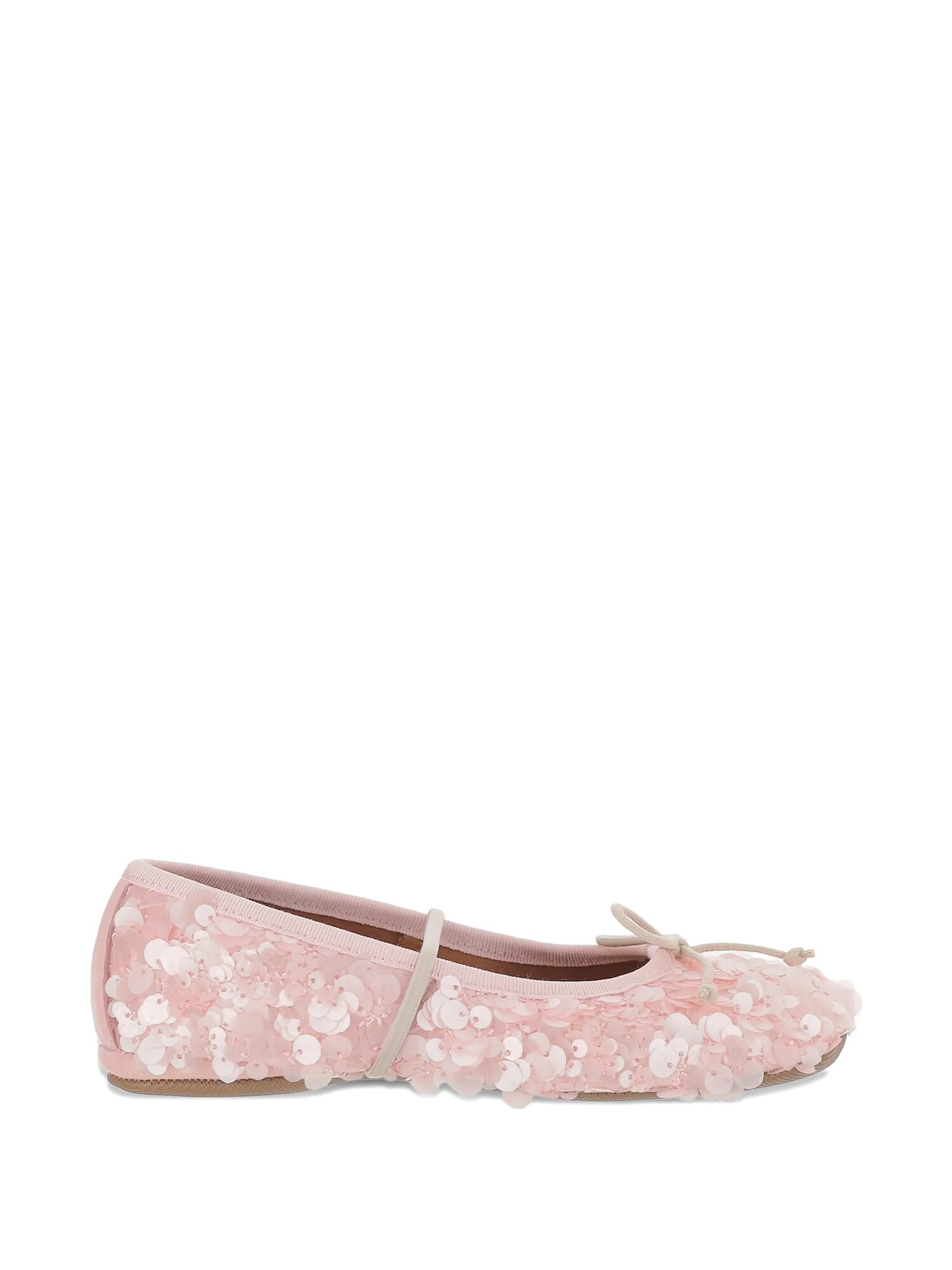 Балетки Pepe Sequined round-toe ballet flats, размер 35, , розовый — фото 1