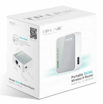 Роутер беспроводной TP-LINK N300 10/100BASE-TX/4G ready белый (TL-MR3020)