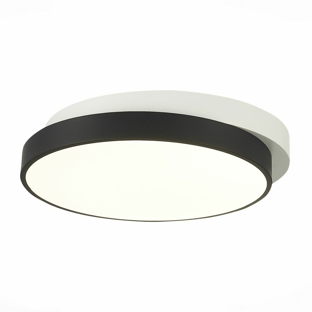 SLE200702-01 ST-LuceСветильник потолочный Черный, Белый/Белый LED 1*45W 3000K/4000K/6000K.