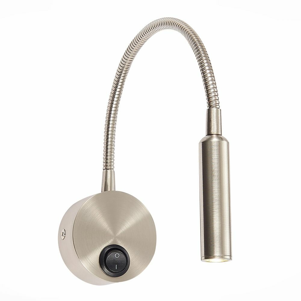 ST653.131.01 ST-Luce Светильник настенный ST-Luce Никель/Никель LED 1*3W 3000K.