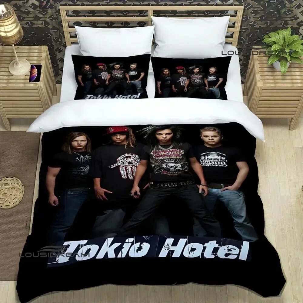 Комплект постельного белья Tokio Hotel, полиэстер/хлопок