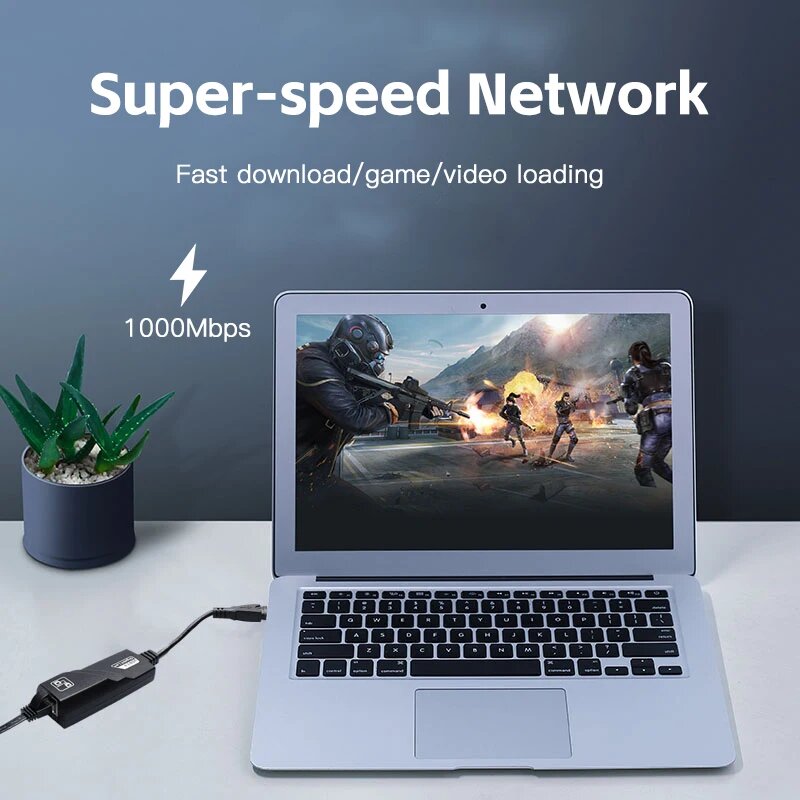 USB 3.0 сетевой адаптер Gigabit Ethernet — фото 1