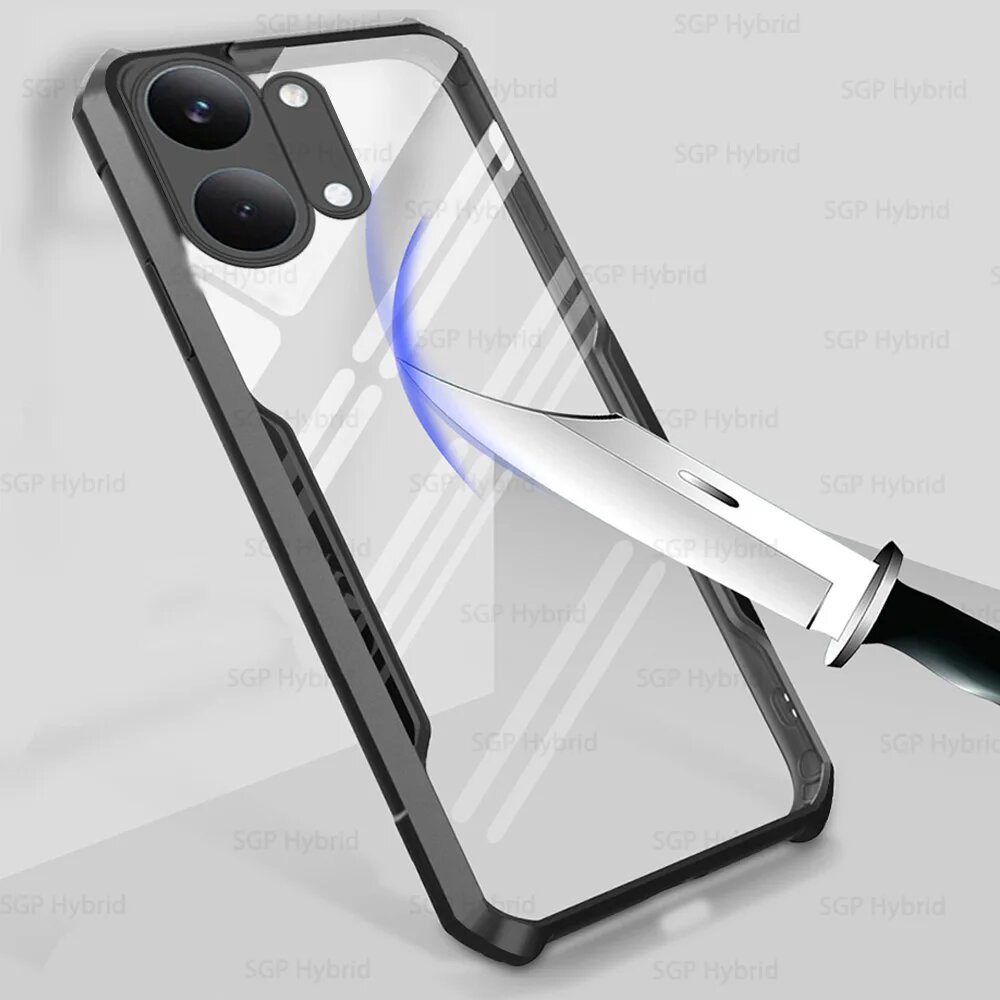 Для Xiaomi Poco X8 Pro Max 5G: Прозрачный акриловый чехол из ПК+ТПУ с мягкой рамкой For Poco X8 Pro