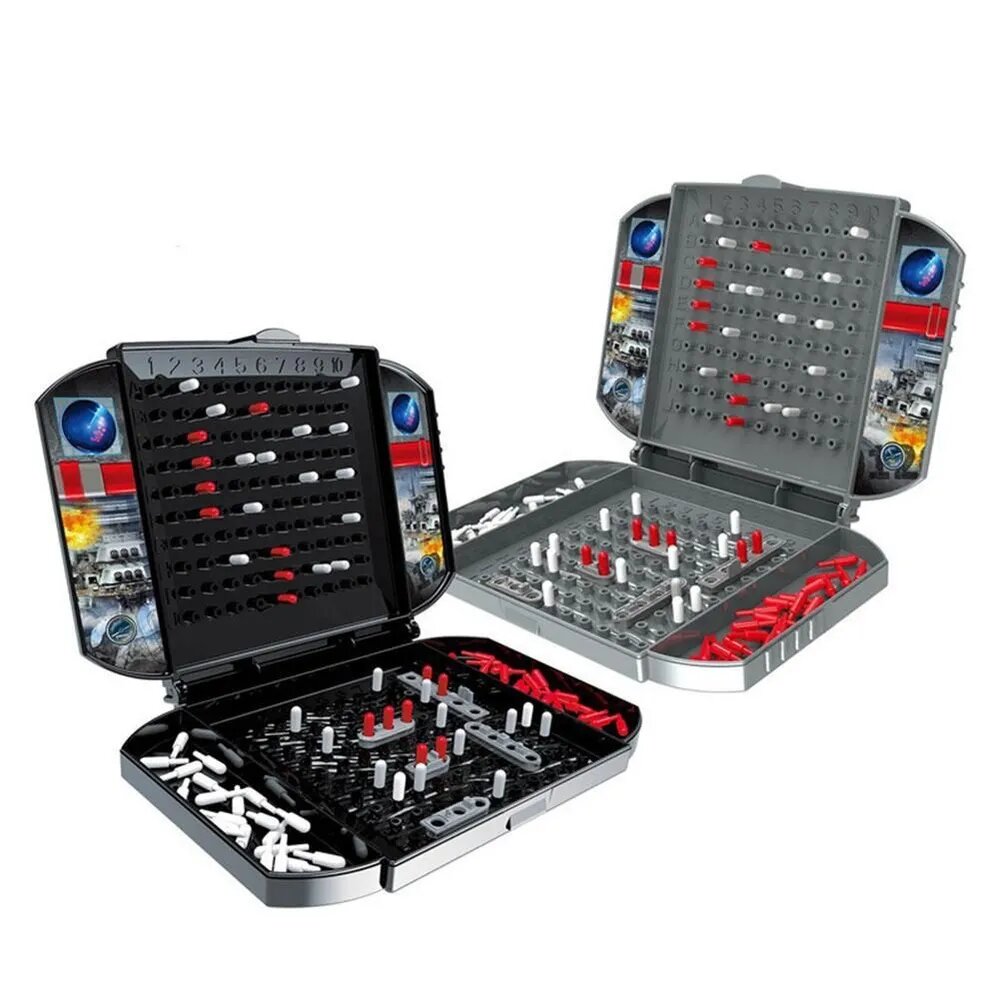 Настольная игра для детей и взрослых "Морской бой 1" (подарок мальчику, девочке, в дорогу) Десятое королевство