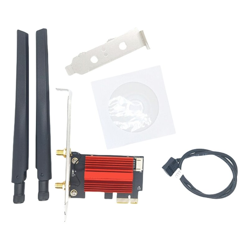 Адаптер Wi-Fi 5, 1200 Мбит/с, Bluetooth-совместимая сетевая карта, 2,4 ГБ/5 ГГц, двухдиапазонная беспроводная связь 802.11AC для ПК