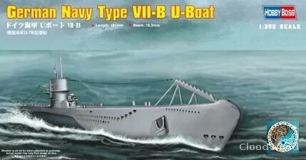 Hobbyboss 83504 1:350 Подводная лодка U-7B ВМС Германии Сборная модель судна