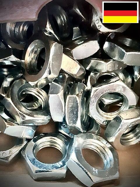 Гайка шестигранная низкая (тонкая) М24, DIN 439, B-04-SW36 А2K , 5 шт Германия