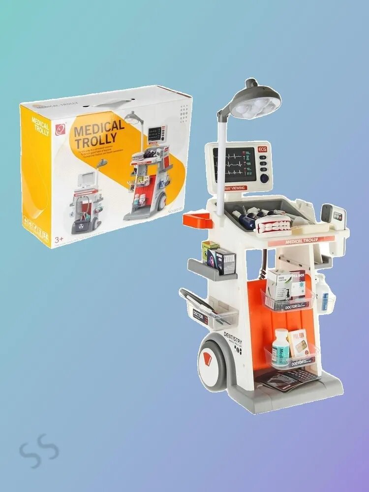 Детский игровой набор доктора со светом и звуком, Veld Co / Игрушечный набор медицинских инструментов