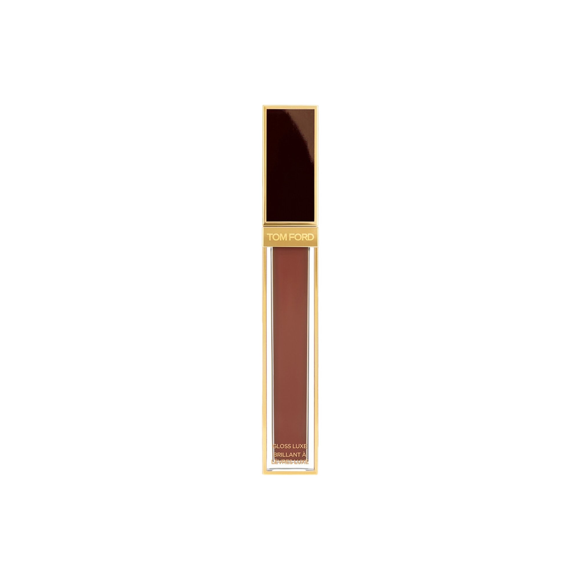 Жидкая помада женская TOM FORD Black Gold Lip Mirror, оттенок #20 PHANTÔME Twilight, Chestnut Brown Red Tea