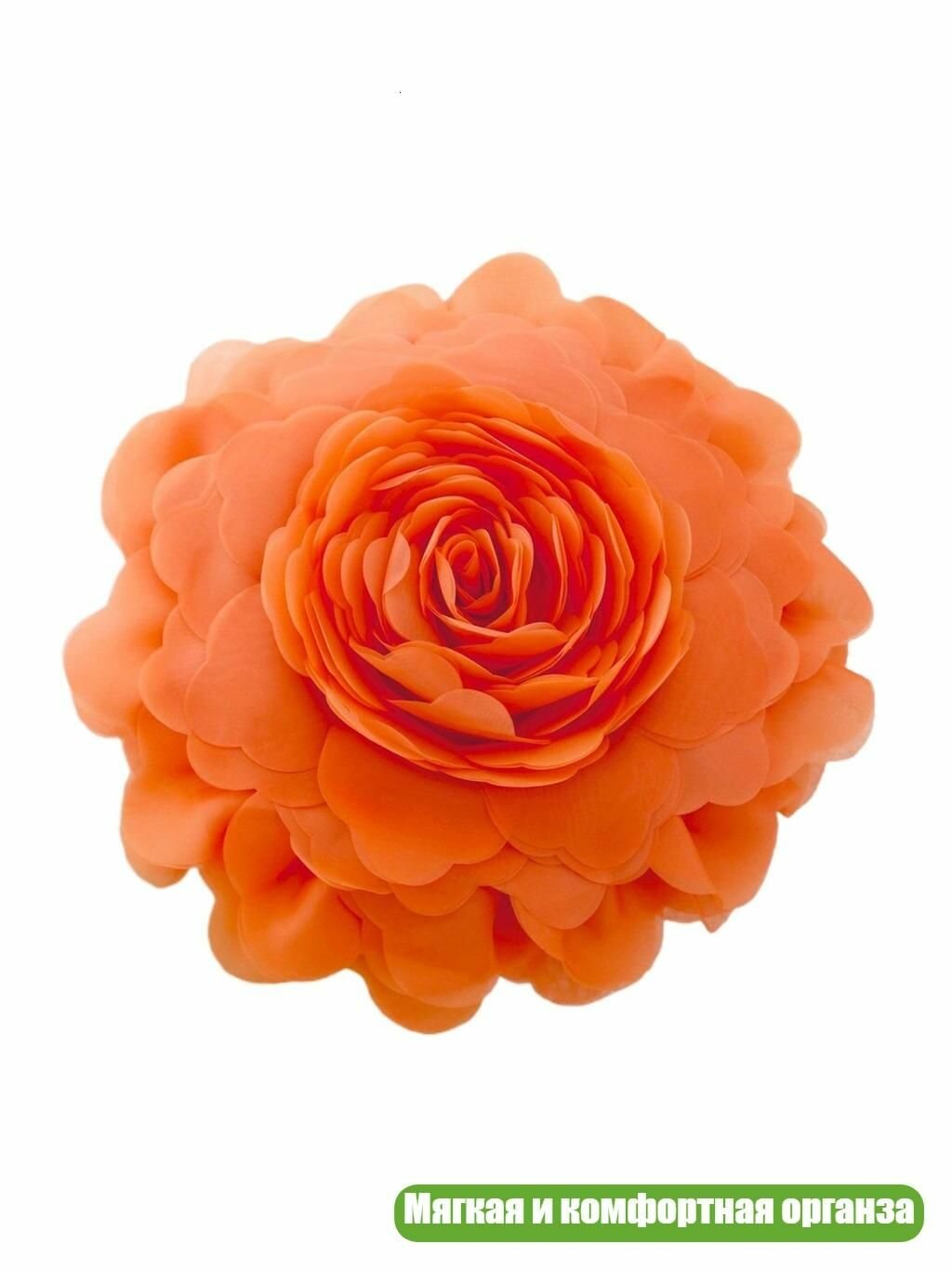 Чехол для круглой подушки в виде розы, - 14