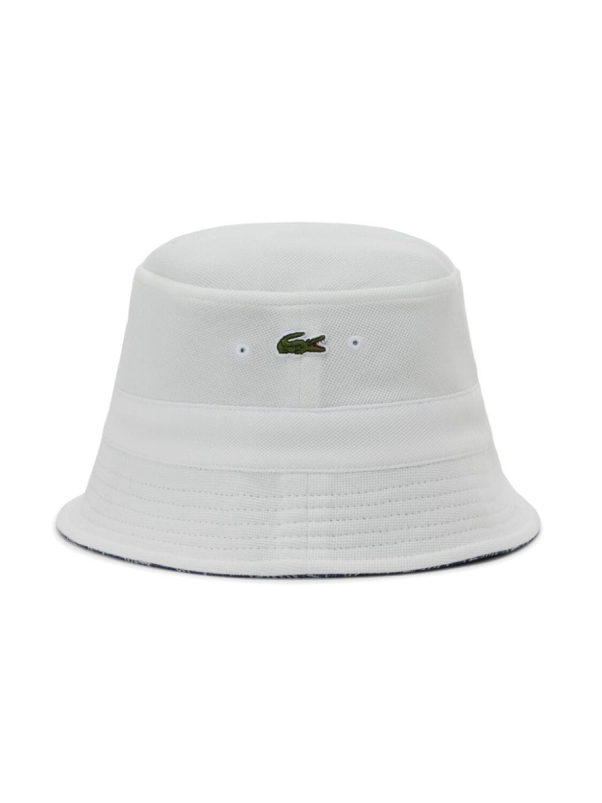 Панама LACOSTE для мужчин и женщин, размер TM, белый — фото 1