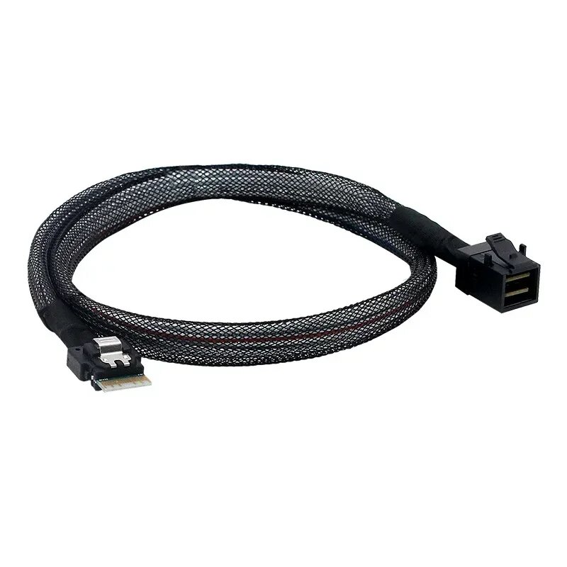 Кабель SlimSAS 4i - Mini SAS MEO, 0.8M
