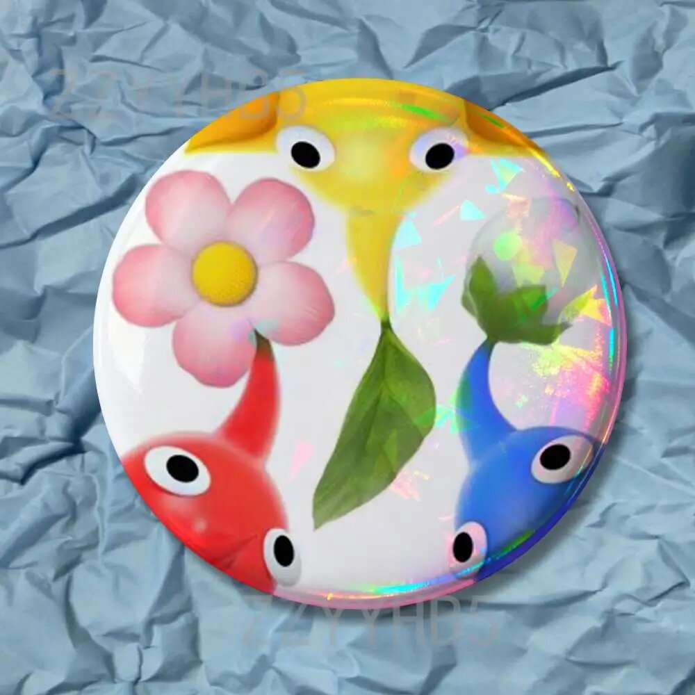 P-Pikmin круглые жестяные булавки