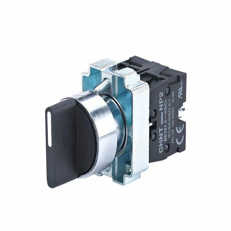 Переключатель CHINT NP2-BD25 1НЗ +1НО IP40 2 положения с фиксацией