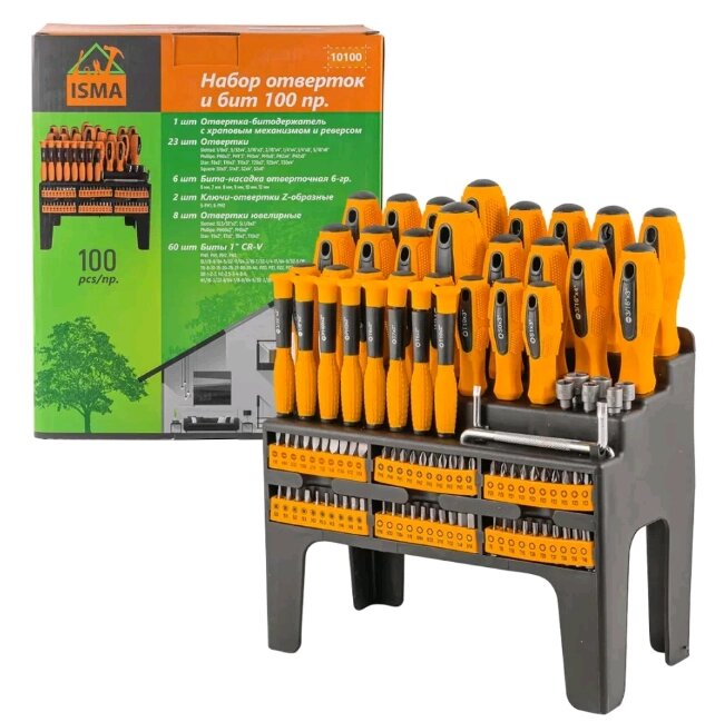 Набор отверток и бит ISMA ISMA-10100