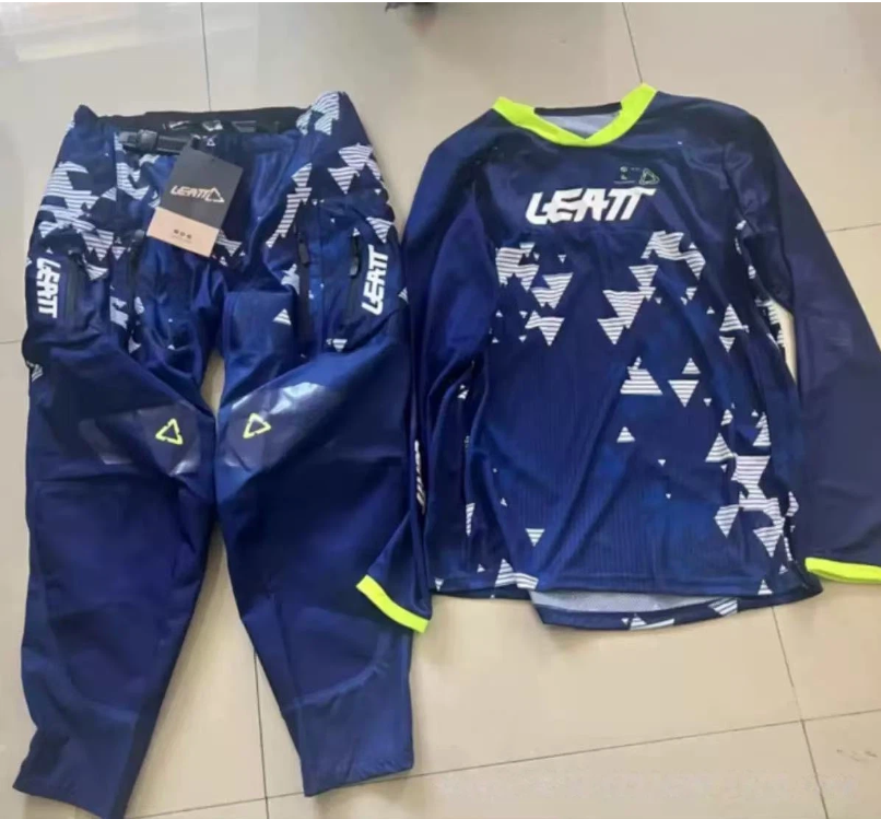 Новый 2023 LEAT 5.5 гоночный костюм мотокросс Джерси и штаны MX ATV Dirt Bike Gear Set мотоциклетная одежда mtb enduro