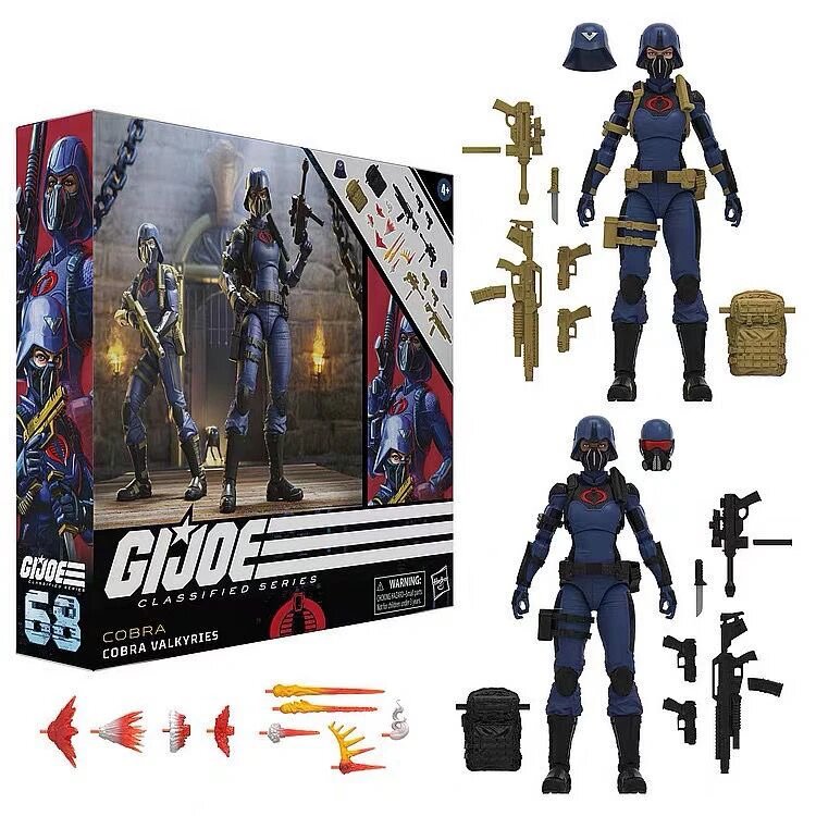 Фигурки Gijoe Gijoe Женский змеиный солдат Кобра 6 дюймов