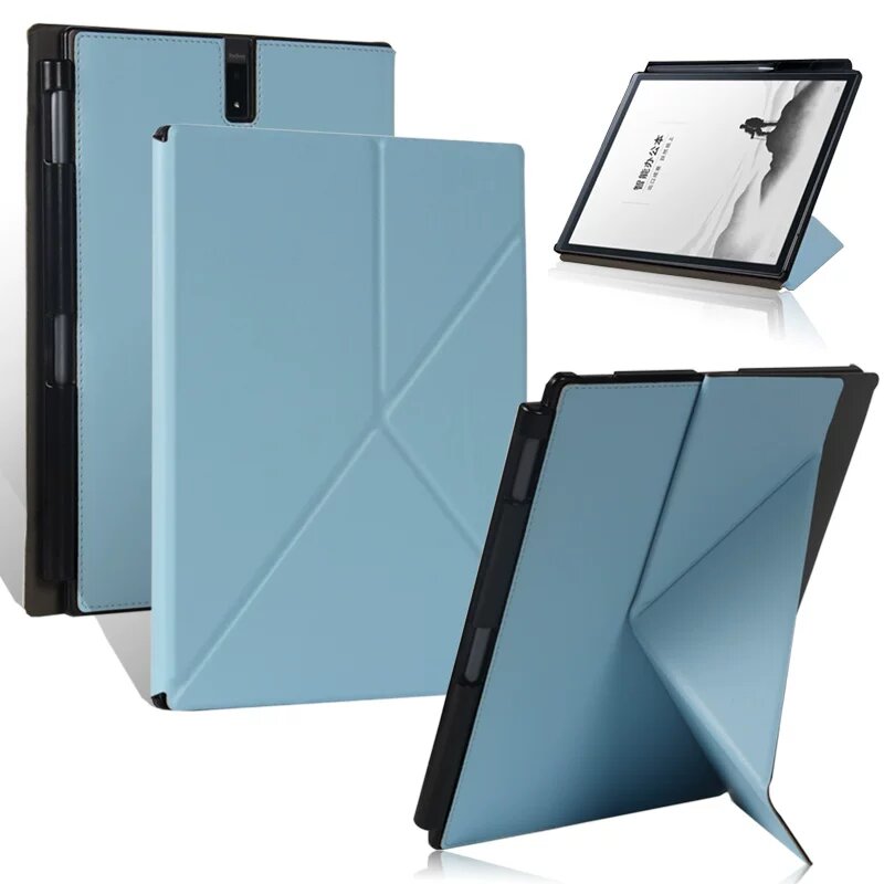 Чехол защитный для iFlytek X3 Pro, тонкий, ударопрочный, с отсеком для ручки, синий без защитной пленки