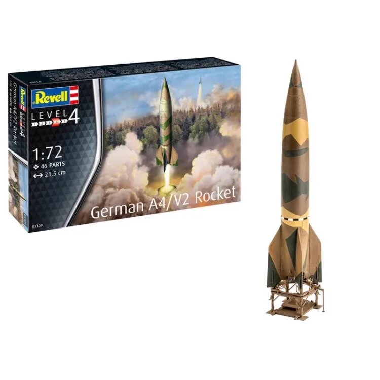 Модель ракеты Revell A4/V2 1/72