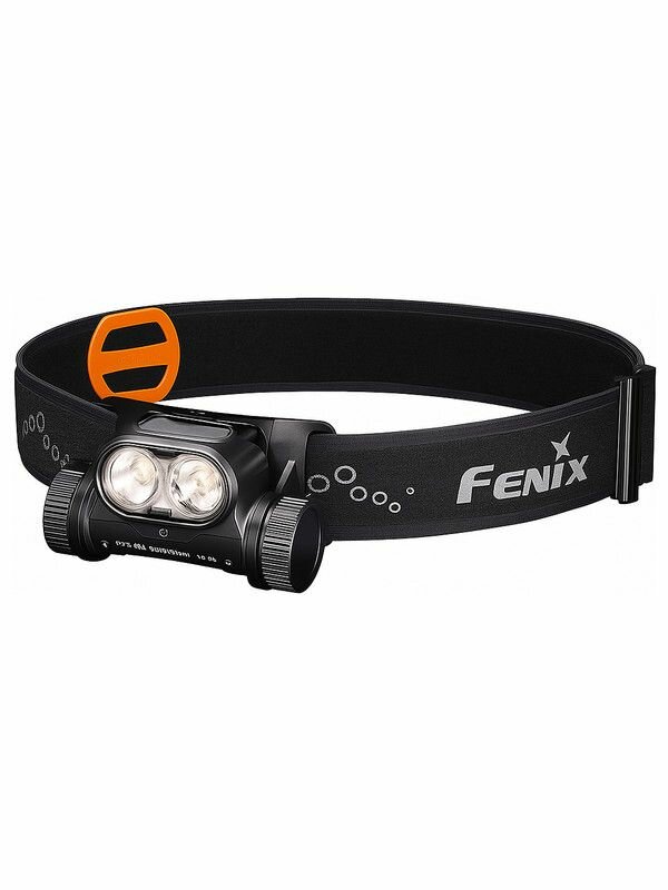 Фонарь Налобный Fenix HM65R-T V2.0 1600 Лм, Двойной светодиод, Белый Свет, Желтый свет, USB-C, черный, HM65R-TV20bk