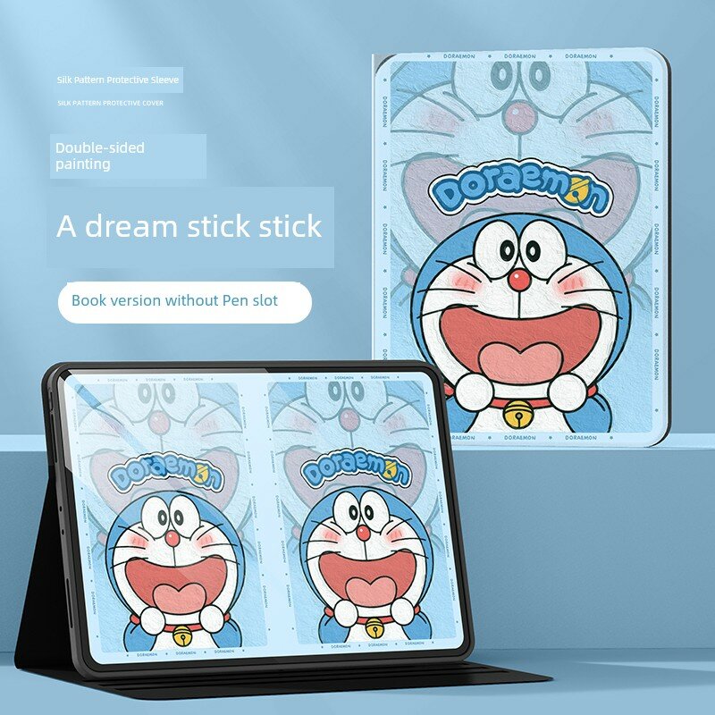 IPad 2023 10,9-дюймовый шелковый текстурный чехол — дизайн 'Dora Stick'