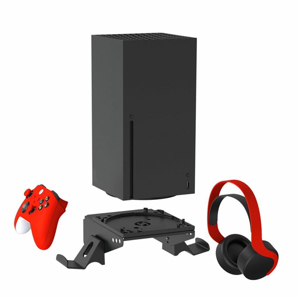 Настенный кронштейн для Xbox Series X, черный, сталь + ABS