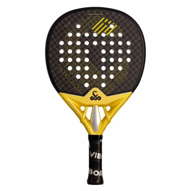 DECATHLON Ракетка для падел тенниса Vibor-a Black Mamba Radical 12K 2.0 2025, черный, желтый