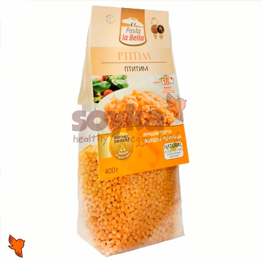 Птитим из твердых сортов пшеницы Pasta la Bella , 400г
