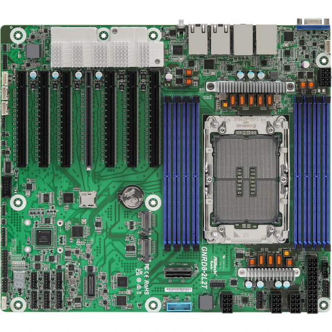 ASRock 90-SXGDS0-A0UANF Материнская плата/ ASRock GNRD8-2L2T, CEB, 1x LGA 4710 Intel Xeon 6700P-series/ 6500P-series/