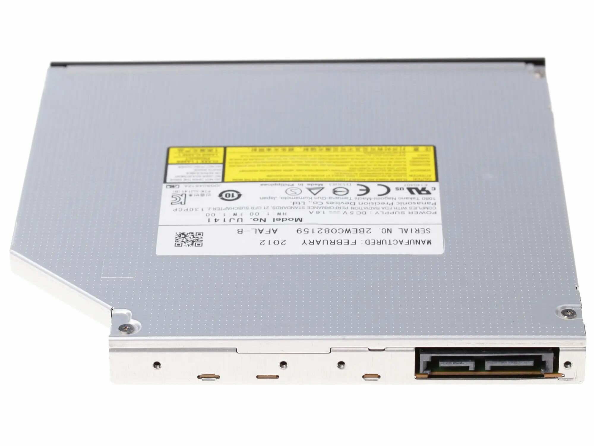 KO.00407.007 Привод для ноутбука BD-ROM/DVD Panasonic UJ141AF 12.7mm SATA