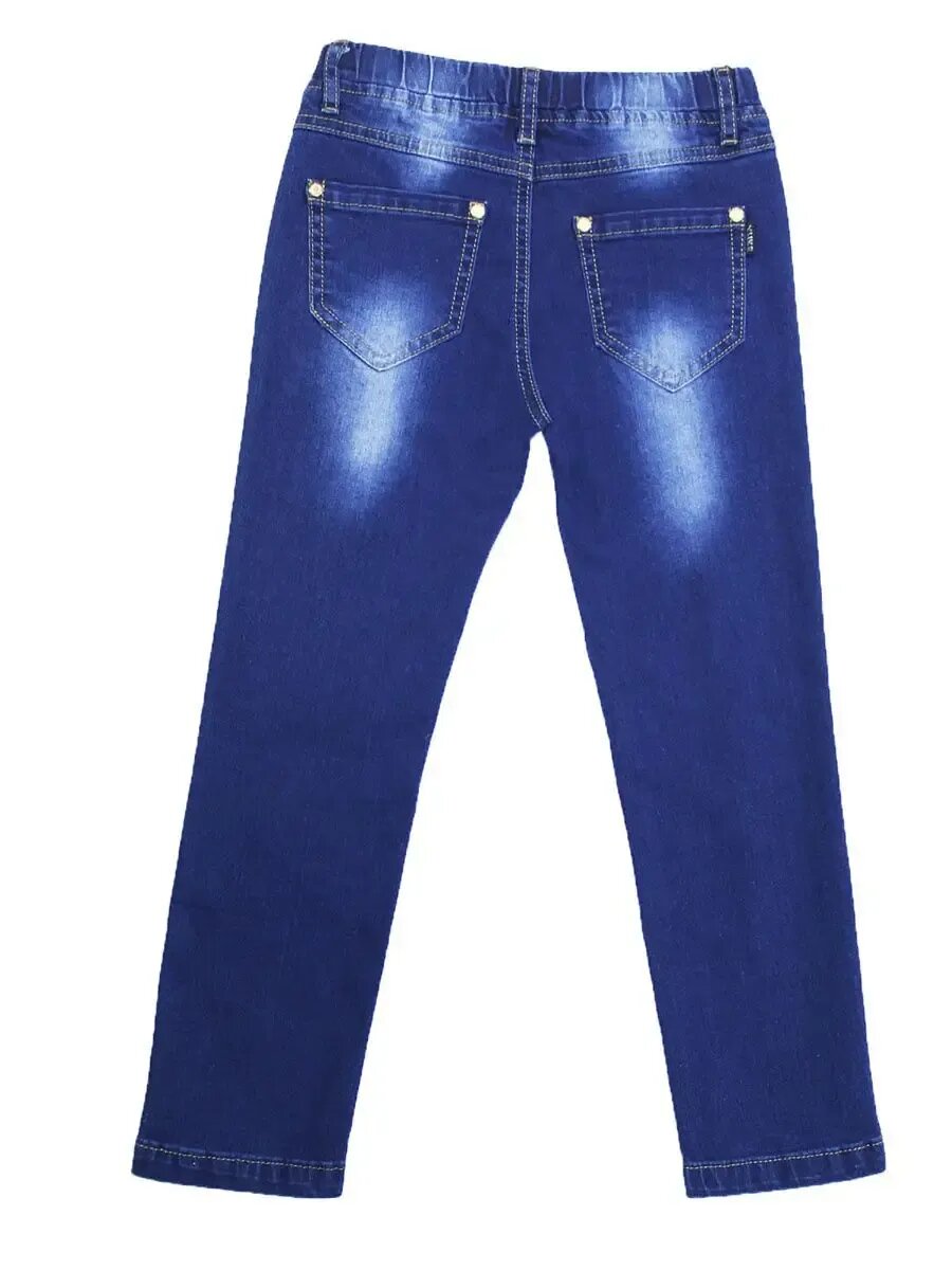 Джинсы Yuke jeans Базовая коллекция, размер 17/110, синий — фото 1