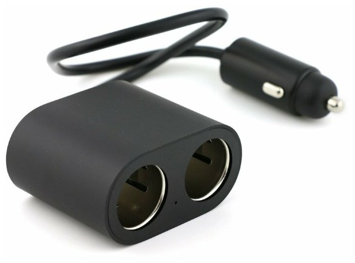Разветвитель автомобильного прикуривателя Xiaomi Roidmi Dual Port Converter, 35 см, черный