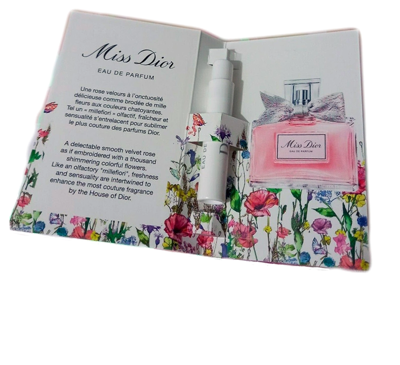 Christian Dior Miss Dior парфюм 1 мл сэмпл для женщин - Кристиан Диор Мисс Диор О Де парфюм розовые ноты
