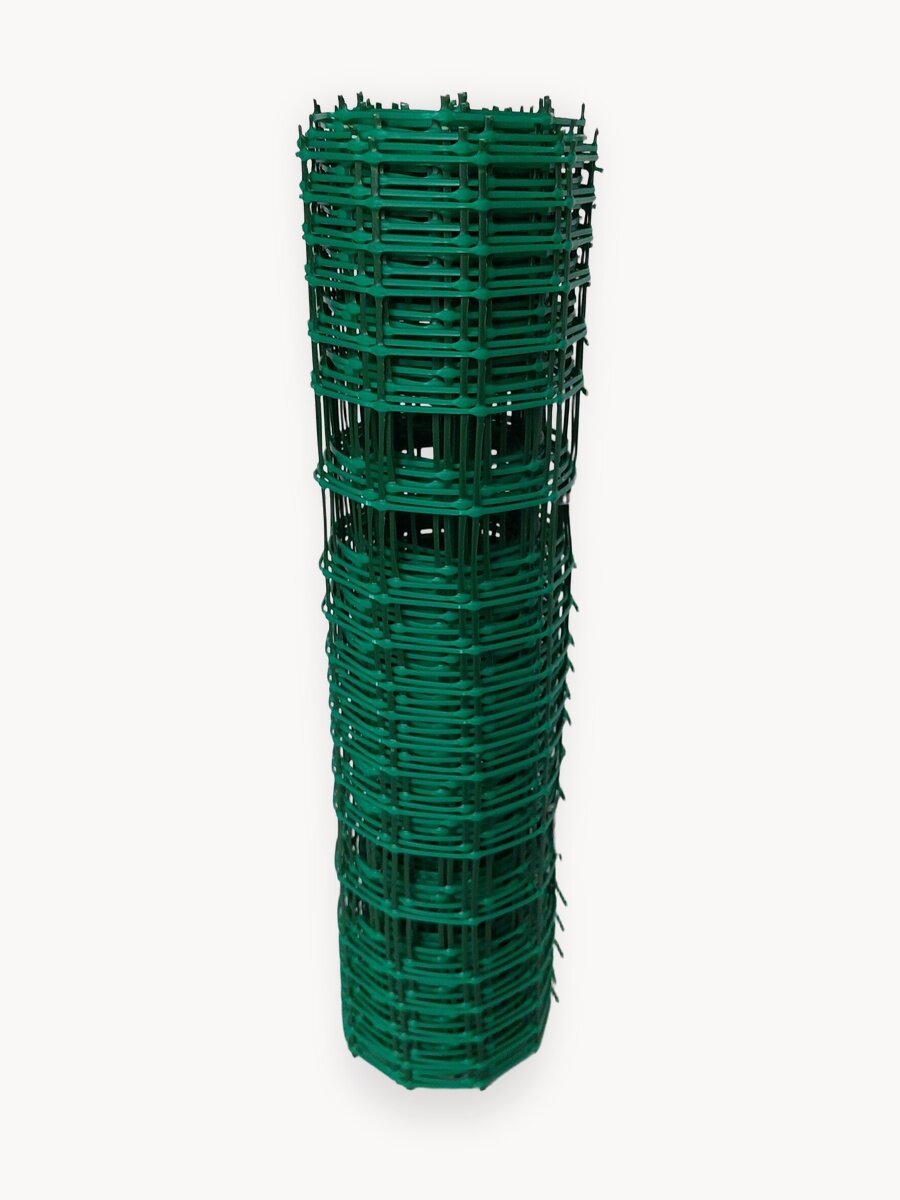 Сетка садовая для палисадника ФД-45 высотой 50см и длиной 5м с переменным размером ячеек , зеленый-хаки