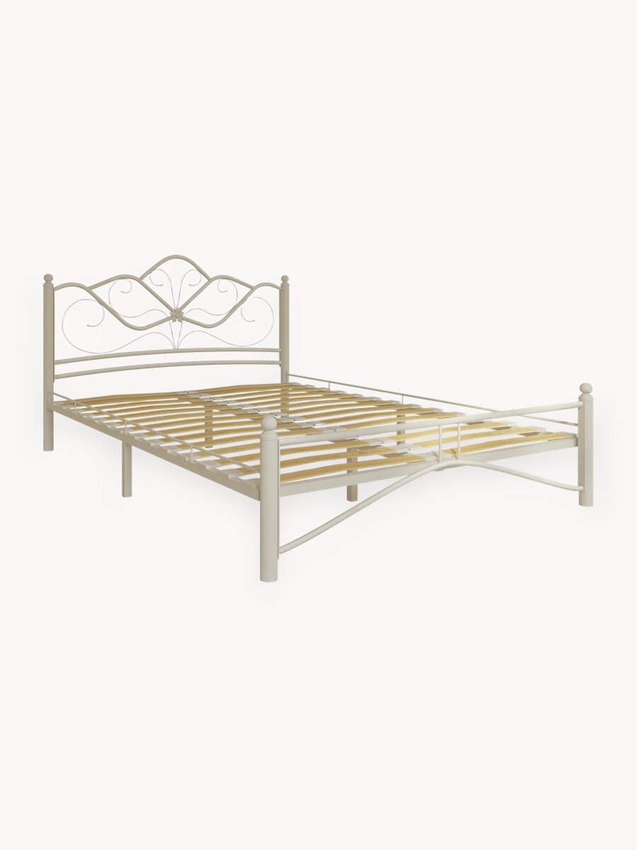 Кровать Askona (Аскона) Luara (Луара) белый шагрень 180x200 см